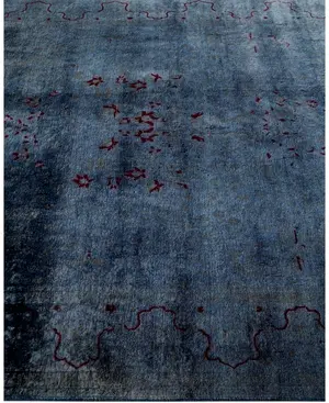 Bloomingdale'S Fine Vibrance M1231 Area Rug, 4'9 X 7'7 - Blue
