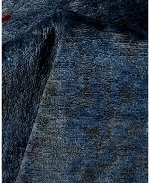 Bloomingdale'S Fine Vibrance M1231 Area Rug, 4'9 X 7'7 - Blue