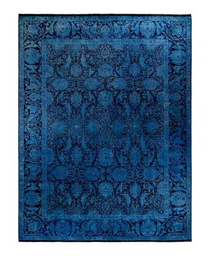 Bloomingdale'S Fine Vibrance M1135 Area Rug, 9' X 11'10 - Blue
