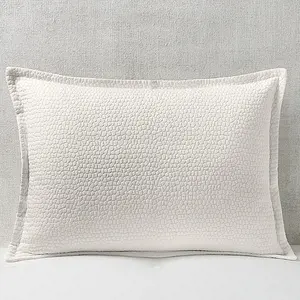 HUDSON PARK COLLECTION Signature Pebbled Matelasse King Sham, Pair - Vanilla Sky