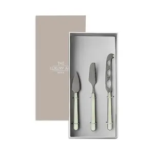 MEPRA Fantasia 3 Piece Cheese Knife Set - Sage