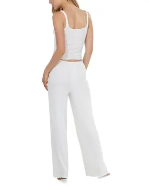 Honeydew Intimates Blissful Pointelle Tank Pajama Set - White
