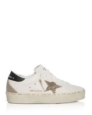 GOLDEN GOOSE Hi Star Low Top Sneakers - White/biege