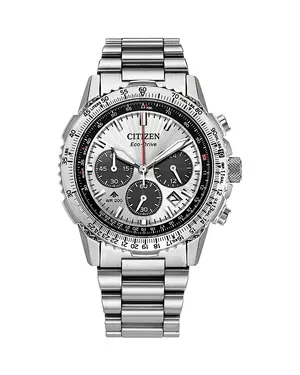 Citizen Eco Drive Promaster Air Navihawk Chronograph, 40mm - White/silver
