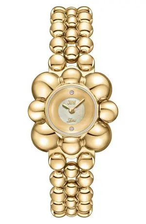 JBW JBW X Luar Atmosphere Two-Tone Bracelet Watch 18k Gold