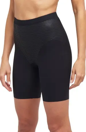 Spanx Spanxshape™ Invisible Cotton Blend Shorts - Very Black