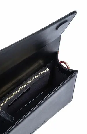 K'AI & VROSI Leather Structured Crossbody Bag