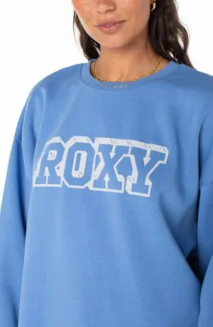 Roxy Morning Hike Oversized Graphic Sweatshirt
