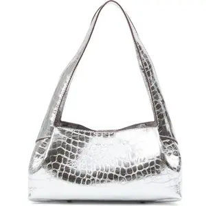 Rag & Bone Slade Croc Embossed Metallic Shoulder Bag