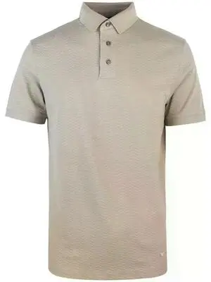 Emporio Armani Logo Polo Shirt - Neutrals