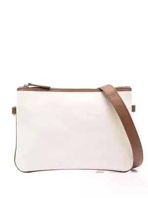 Eleventy Canvas Clutch - White