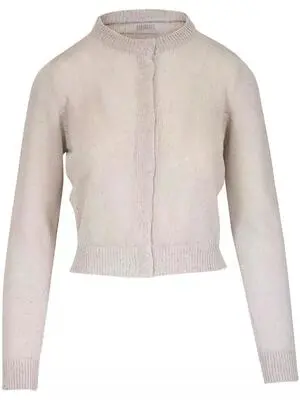 Brunello Cucinelli Sequin-embellished Cardigan - Neutrals