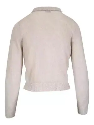 Brunello Cucinelli Sequin-embellished Cardigan - Neutrals