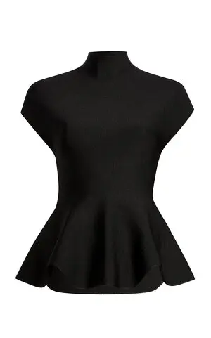 Khaite Andra Knit Top - Black