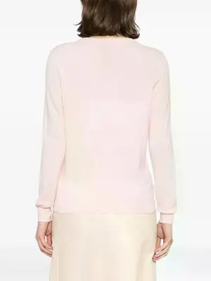 N.peal Phoebe V-neck Jumper - Pink