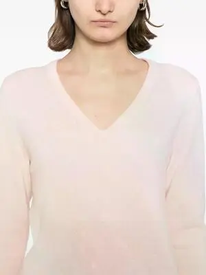 N.peal Phoebe V-neck Jumper - Pink