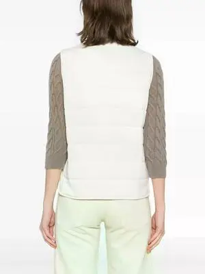 N.peal Button Through Quilted Gilet