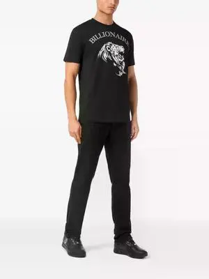 BILLIONAIRE Logo-print T-shirt - Black