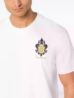 BILLIONAIRE Fleur-de-lis T-shirt - White