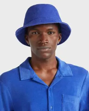 Vilebrequin Solid Terry Bucket Hat - Blue