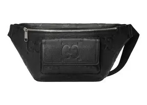 Gucci Jumbo Gg Belt Bag - Black
