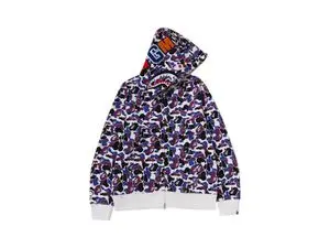 A BATHING APE Store Hong Kong Separate Shark Full Zip Hoodie