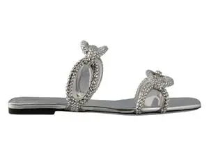 Valentino Garavani Chain Embellished Slip-on Sandals