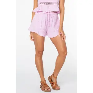 Roxy Raw Edge Hem Shorts For Women
