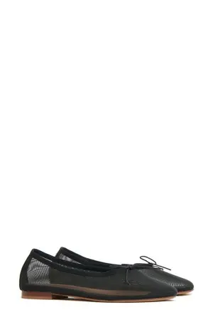 MANSUR GAVRIEL Dream Mesh Ballerina Flat - Black