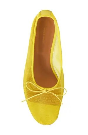 MANSUR GAVRIEL Dream Mesh Ballerina Flat - Bright Yellow
