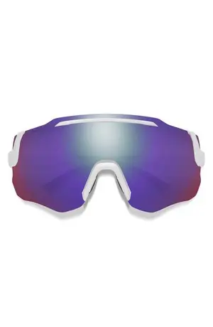 SMITH 135mm Chromapop™ Shield Sunglasses - White / Chromapop Violet