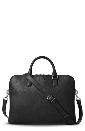 Shinola Leather Briefcase - Black