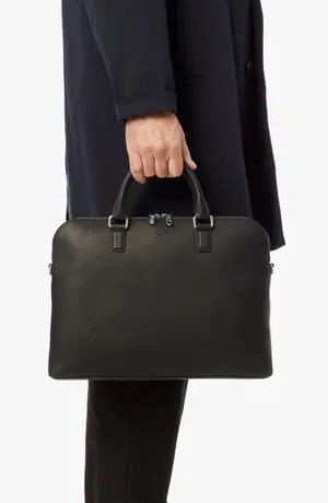 Shinola Leather Briefcase - Black