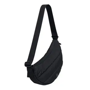 GOT BAG Puffer Moon Bag Small - Black Monochrome