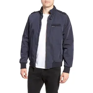 MEMBERS ONLY Iconic Racer Quilted Jacket - Navy