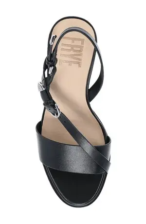 Frye Rachel Slingback Wedge Sandal - Black