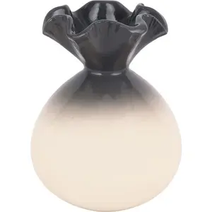 VIETRI Casa Bud Vase - Dark Grey