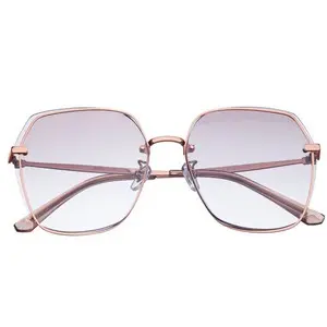 BERTHA WATCHES Renata Sunglasses - Rose Gold/purple