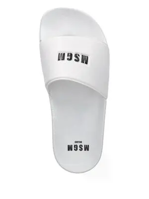 MSGM Logo-embossed Slides