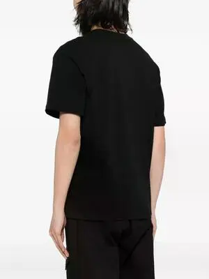 GROUND ZERO University Logo-print Cotton T-shirt - Black