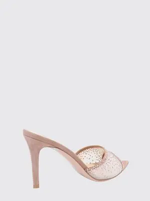 GIANVITO ROSSI Rania Crystal-embellished Mesh Mule Sandals