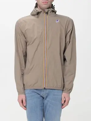 K-WAY Zip-up Hooded Jacket - Beige