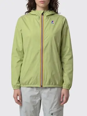 K-WAY K-Way Hooded Windbreaker Jacket Forest Green
