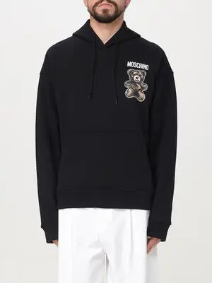 Moschino Teddy Bear Graphic Hoodie - Black