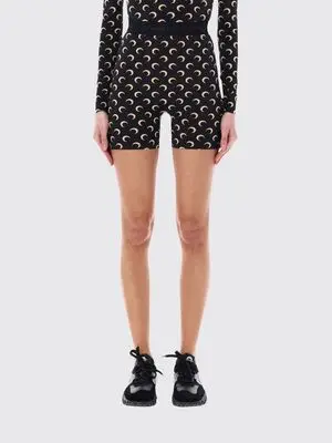 MARINE SERRE Printed Jersey Cycling Shorts - Black