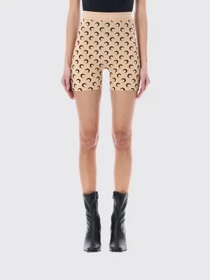 MARINE SERRE Printed Jersey Cycling Shorts - Brown