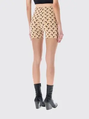 MARINE SERRE Printed Jersey Cycling Shorts - Brown