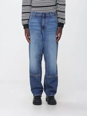 Carhartt Work In Progress Double Knee Straight-leg Jeans - Navy