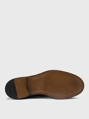 DOUCAL'S Wing Tip Brogue Shoes - Brown