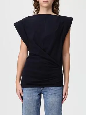 Isabel Marant Étoile Top With Draped Detail - Black